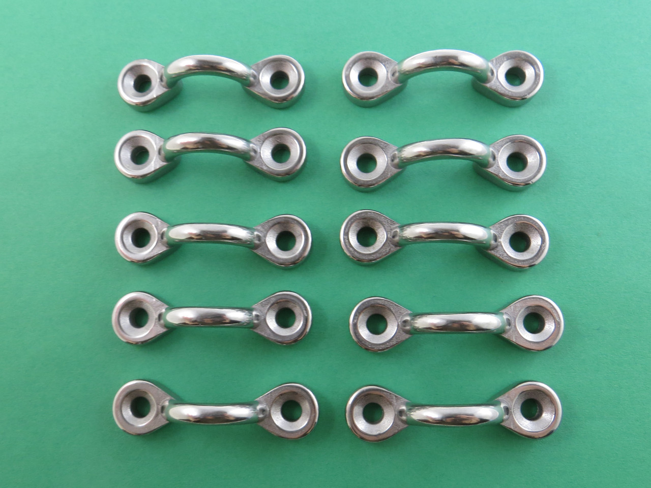 10 Pieces Stainless Steel 316 3/16" (5mm) Heavy Duty Cast Pad Eye ...