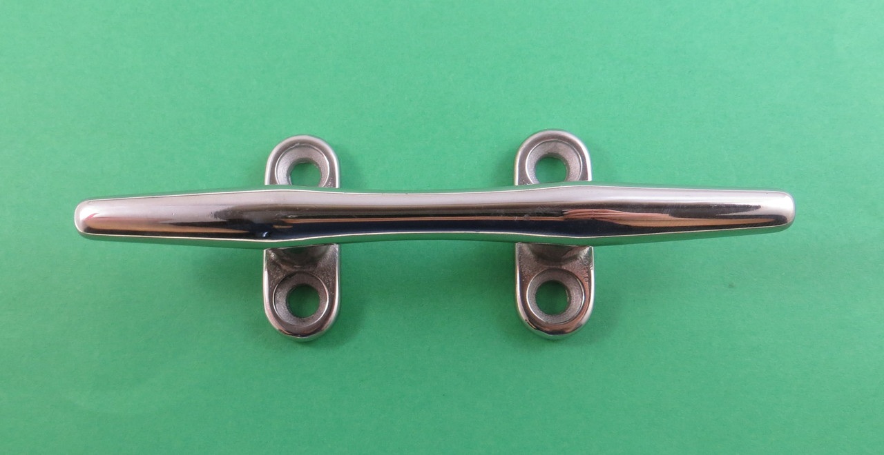 Stainless Steel 316 Low Flat Cleat 5" Marine Grade Boat Deck or ...