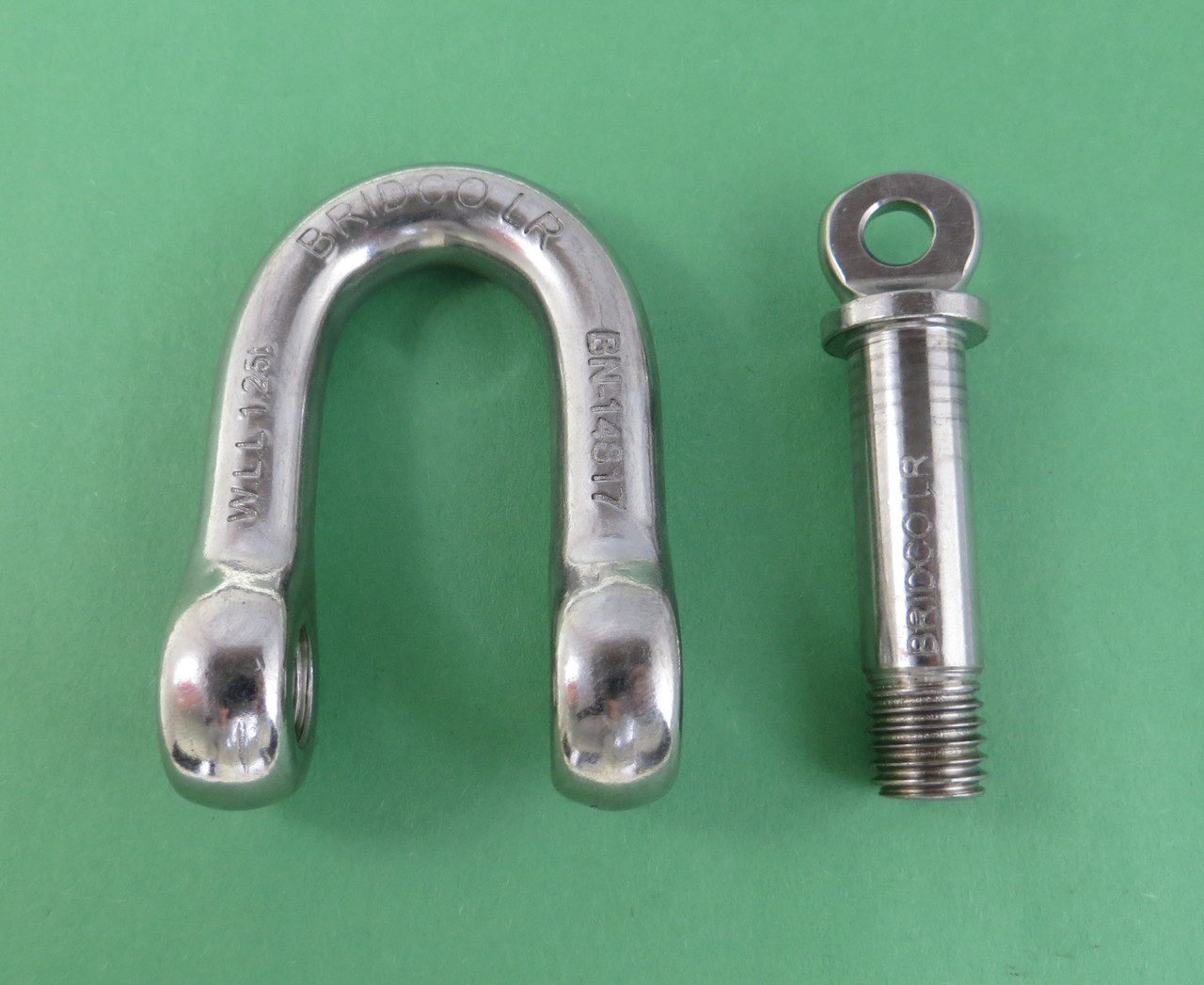 Stainless Steel 316 Forged D Shackle Marine Grade M12 (1/2") Load Rated ...
