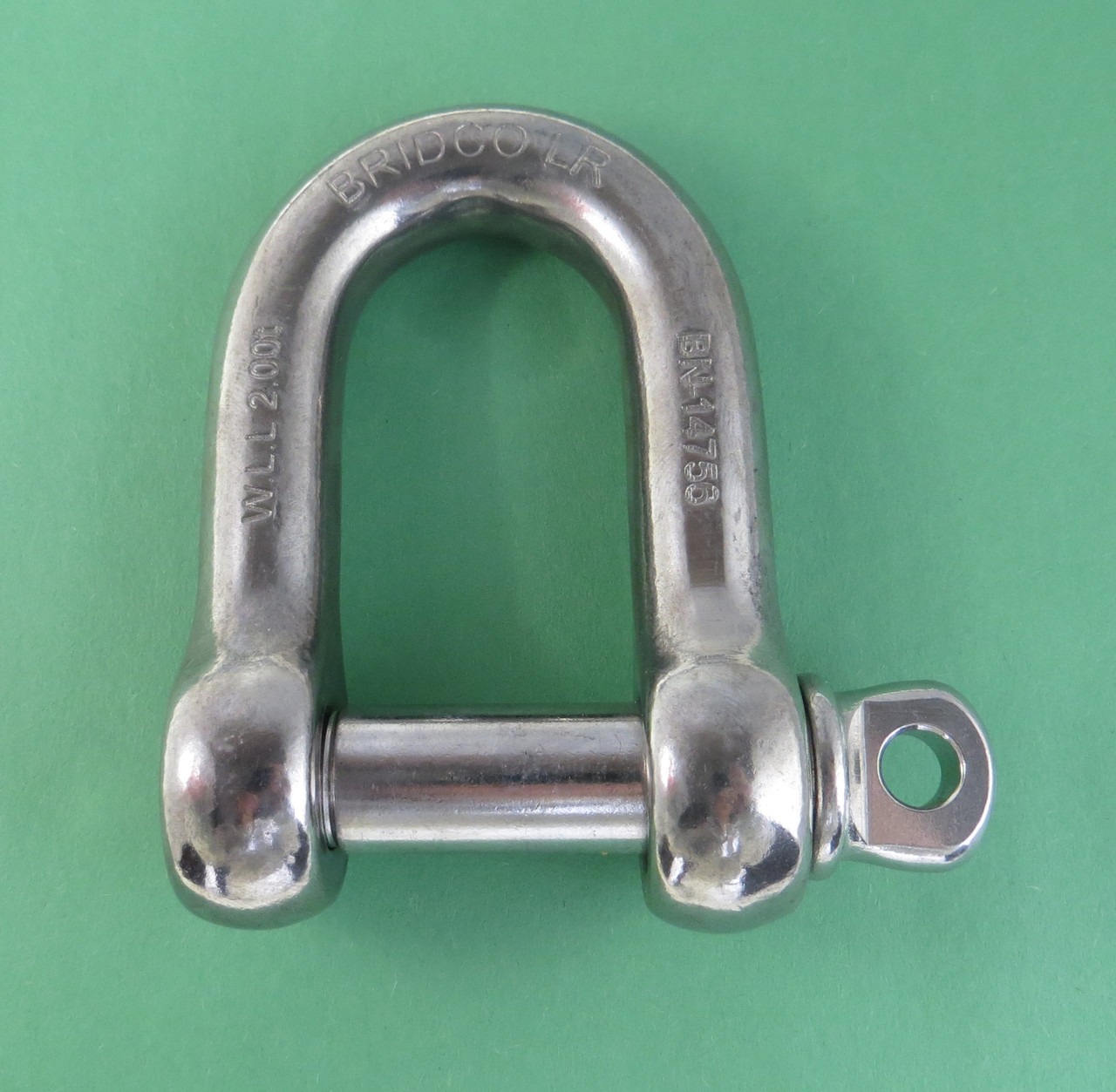 Stainless Steel 316 Forged D Shackle Marine Grade M16 (5/8") Load Rated ...