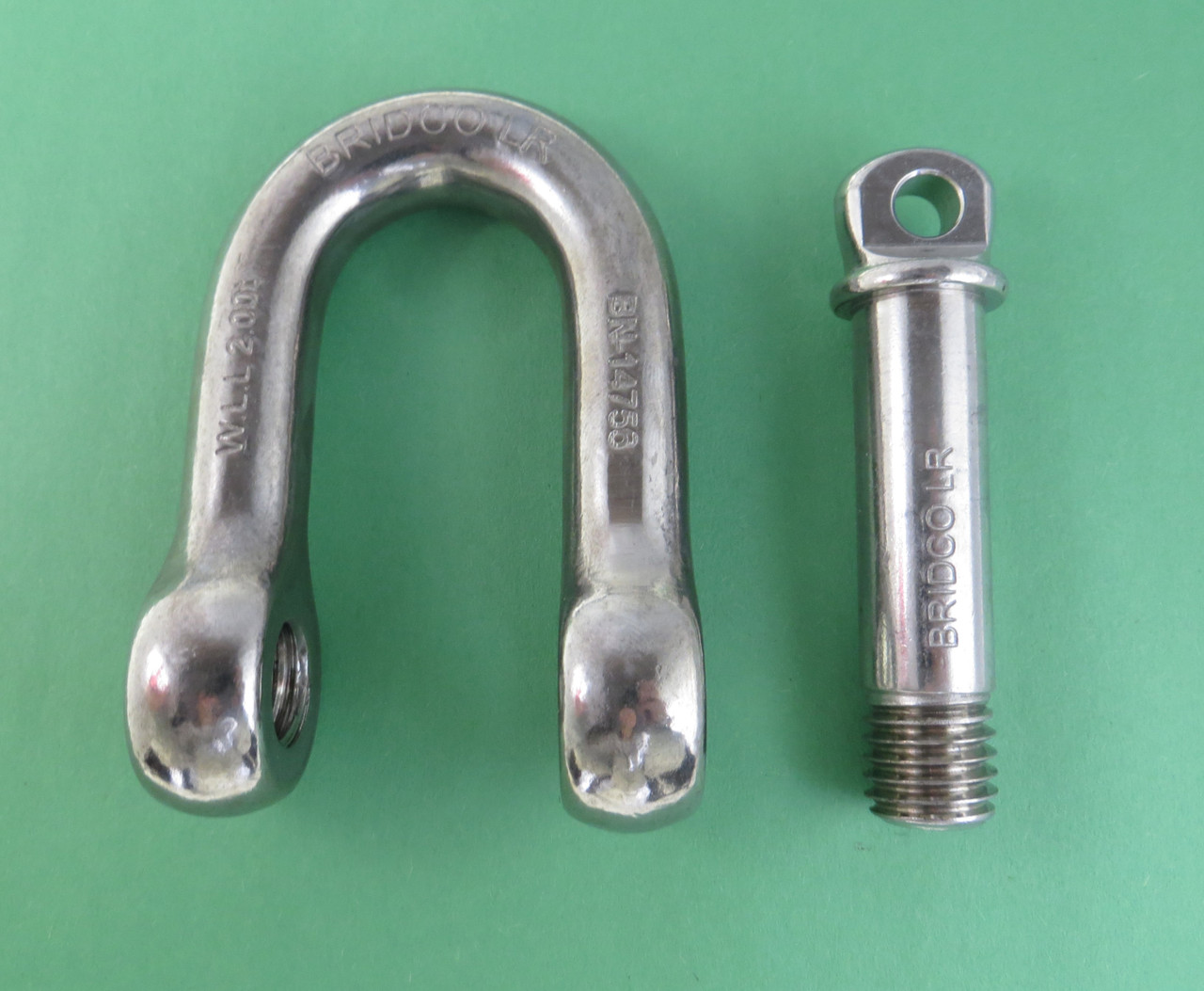 Stainless Steel 316 Forged D Shackle Marine Grade M16 (5/8") Load Rated ...