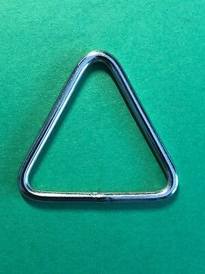 Stainless Steel 316 Triangle Ring Welded 1/8" x 1 3/8" (3mm x 35mm ...