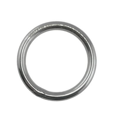 Stainless Steel 316 Round Ring Welded 6mm x 50mm (1/4" x 2") Marine ...