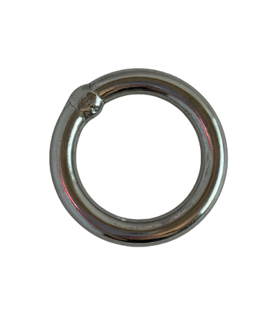 Stainless Steel 316 Round Ring Welded 5/16" x 1 3/8" (8mm x 35mm ...