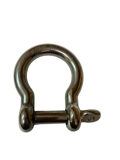 Marine Grade Stainless Steel 316 Bow Shackle with Locking Pin (1/2 ...
