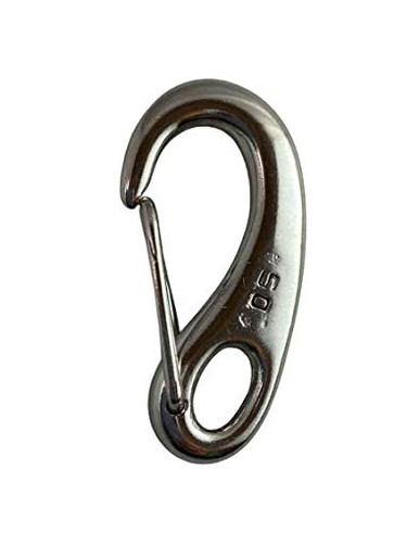 Stainless Steel 316 Spring Gate Snap Hook Clip 2" Type K Polished ...