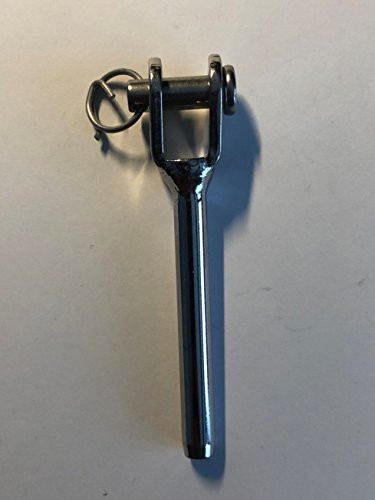Stainless Steel 316 Fork Terminal Marine Grade for 1/8" Wire Rope - US ...
