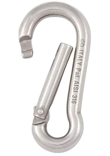 Kong Stainless Steel Carabiner Carabiner Snap Hook Key-Lock AISI316 ...