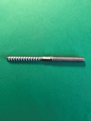 Stainless Steel 316 Lag Screw Double Thread Wood Screw Coach / M8 ...