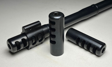 AR15 UltraSlim muzzle device brake four-port 4-port 6.5 Grendel, 6mm ...