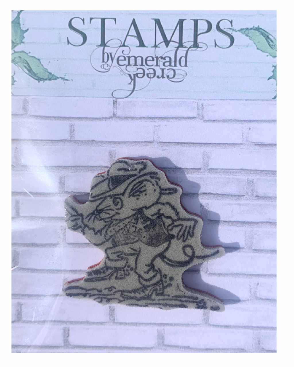 Cowboy Mouse - Cling Mount Stamp
