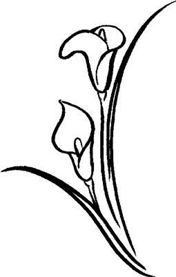 Calla Lily - Cling Mount by Emerald Creek