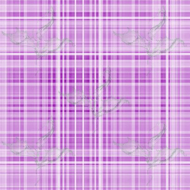 Plaid Lavender 7 by Pam Bray