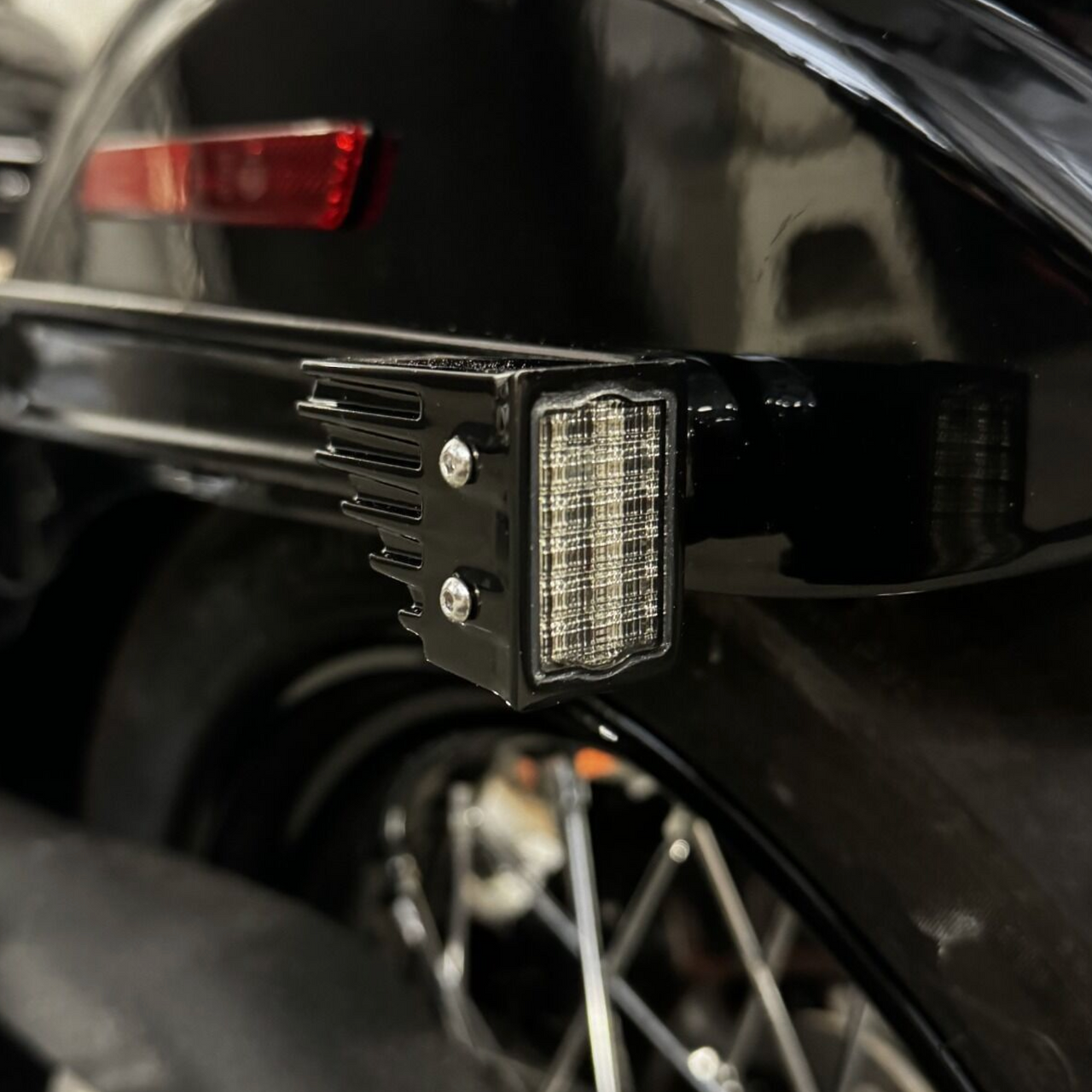 Custom Dynamics - Red LED Rear Strut Mount Turn Signal Smoke Lens fits ...