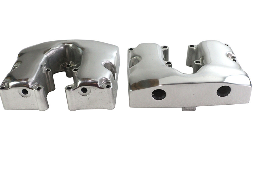 V-Twin - 11-0091 - Replica Shovelhead Rocker Box Cover Set Polished