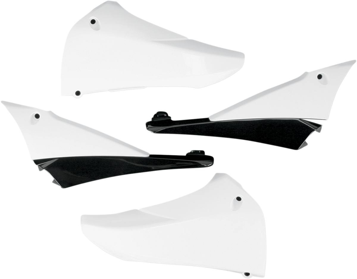 Ufo - YA04823-046 - Upper Radiator Shrouds - White/Black