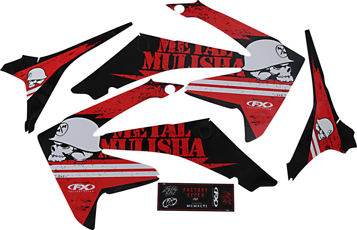 Factory Effex - 23-11336 - Metal Mulisha Graphic Kit - Honda