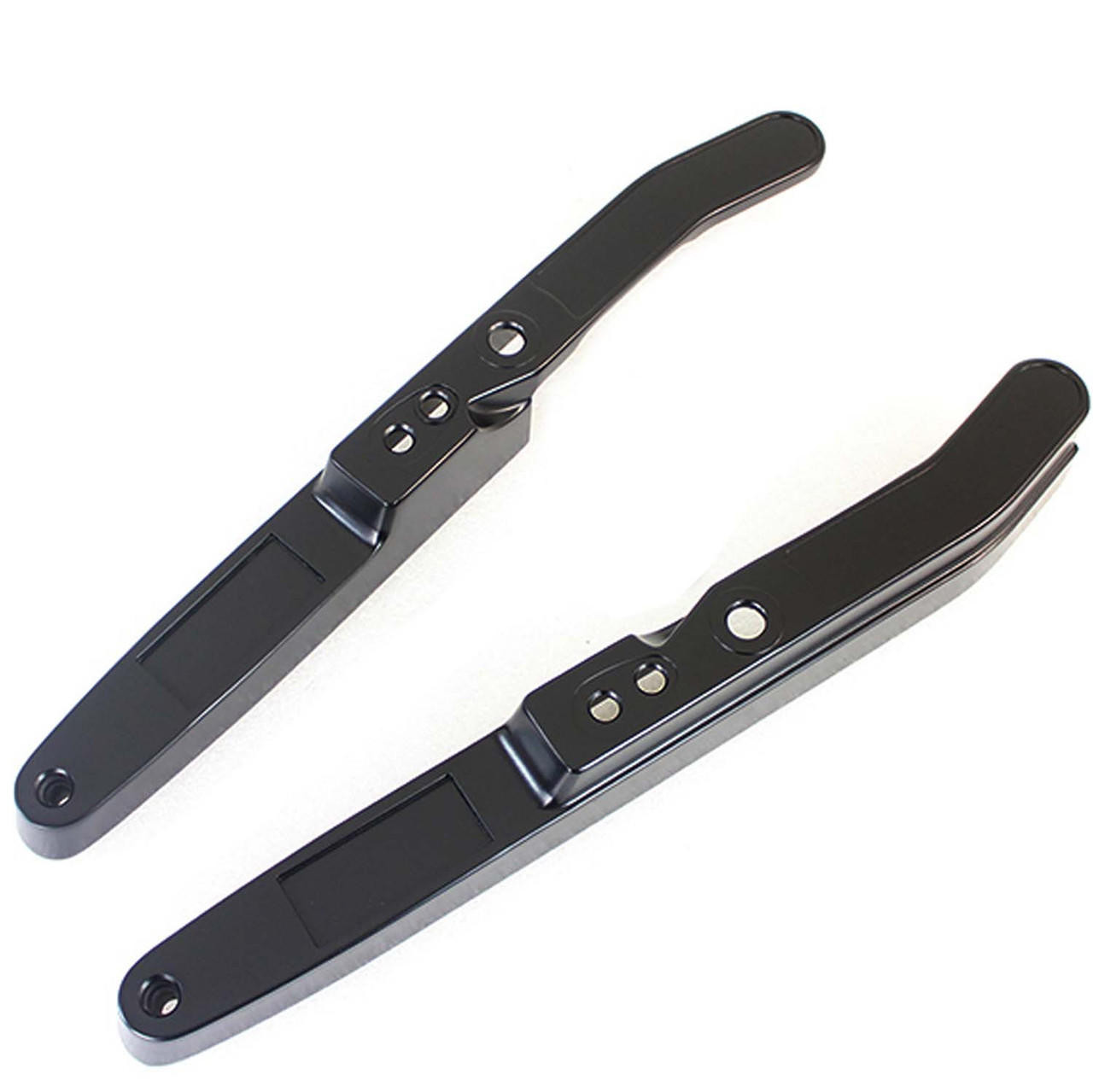 V-Twin Black Replica Rear Fender Strut Set fits '82-'91 FXR Models