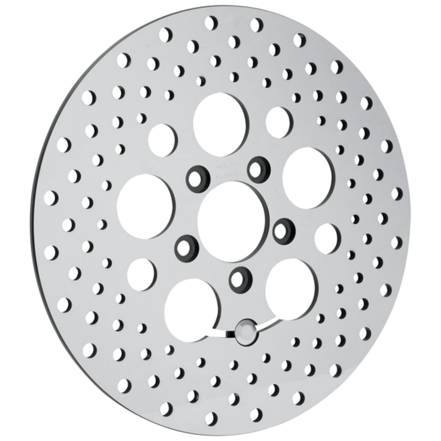 Drag Specialties 11 8 Rear Center Hub Mount Drilled Brake Rotor ...