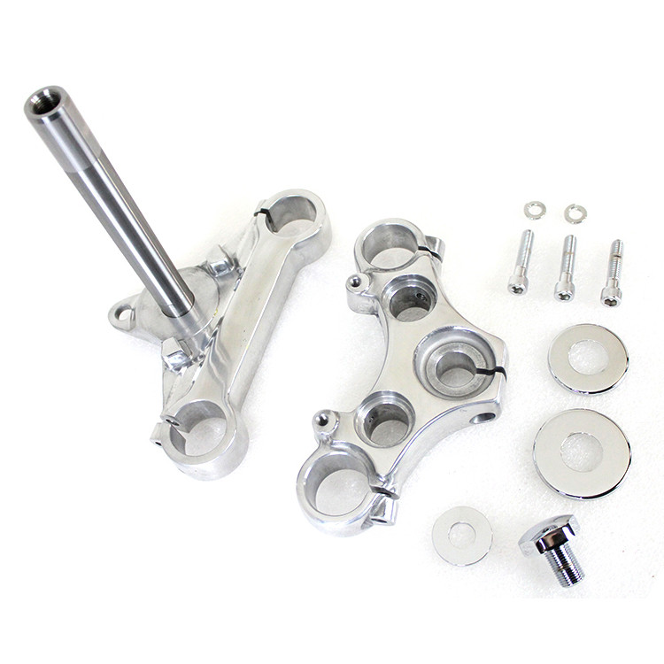 V-Twin 39mm Triple Tree Set Polished fits '88-'03 Sportster, '88-'94 ...