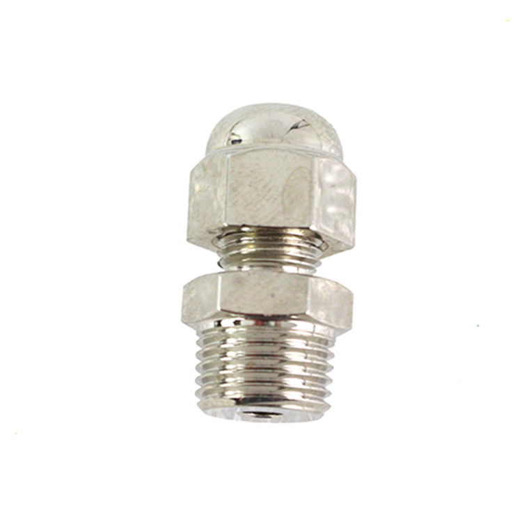 V-Twin Knucklehead Nickel Plated Rocker Box Cap with Fitting fits '36 ...