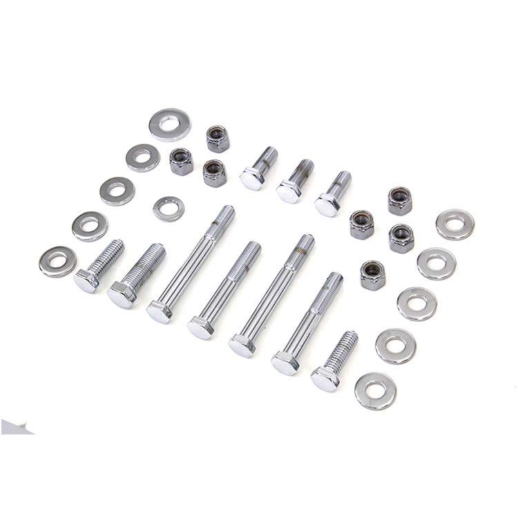 Colony 9854-28 Chrome Upper and Lower Engine Bolts fits '84-'99 FXST ...
