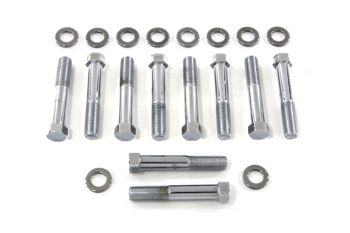 V-Twin - 8221-20 - Chrome Stock Head Bolt with Washer