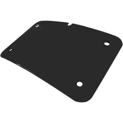 Cycle Visions - Curved Slick Signals License Plate Frame - Black or Chrome