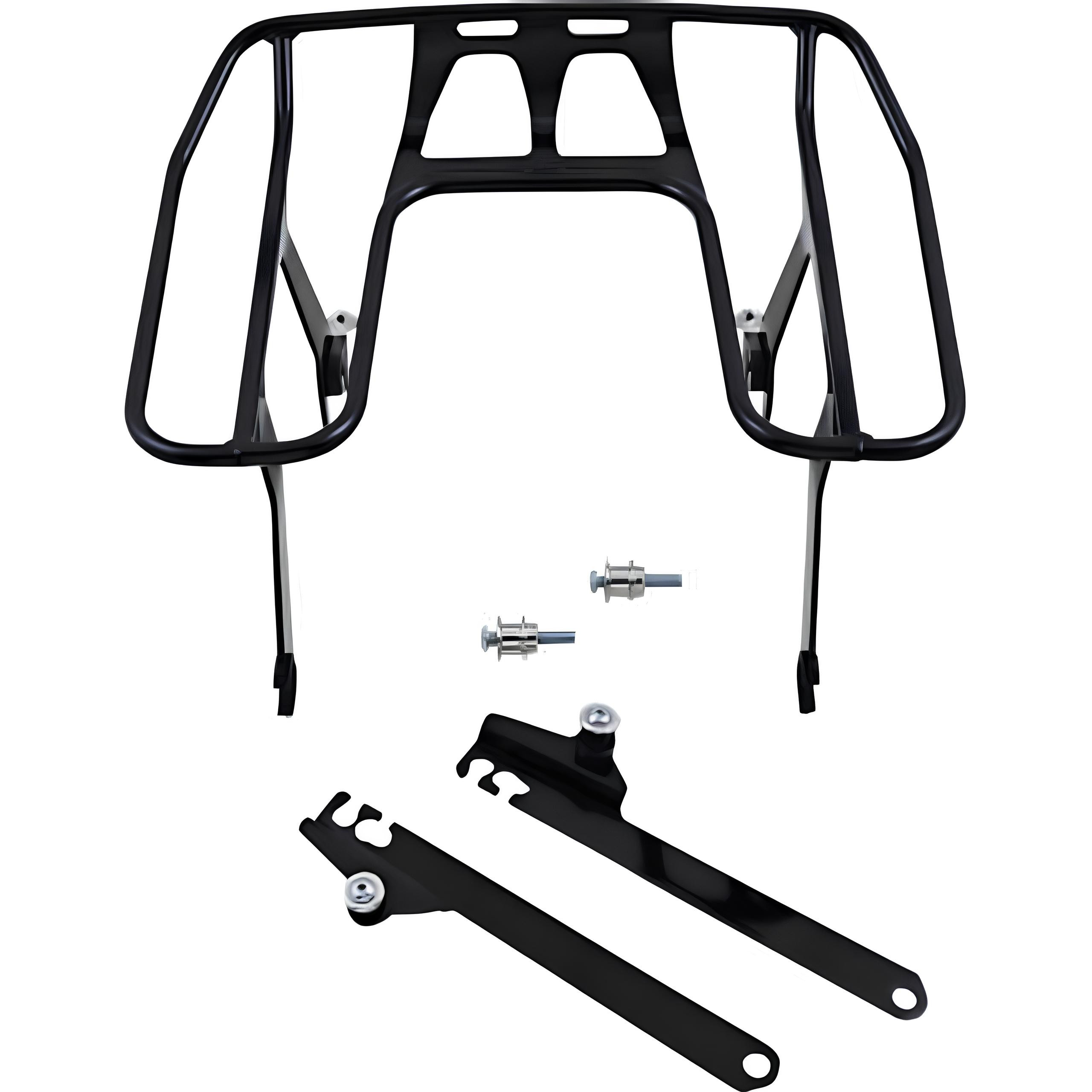 Cobra Black BA Detachable Wrap-Around Racks fits '06'17 Dyna Models W ...