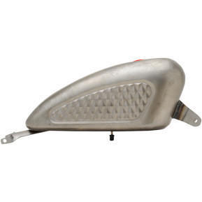 Drag Specialties Diamond Style Fuel-Injected 3 Gallon Custom Gas Tank ...