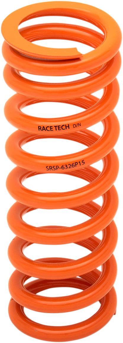 Race Tech - SRSP 6326P15 - Progressively Wound Shock Spring - Orange ...