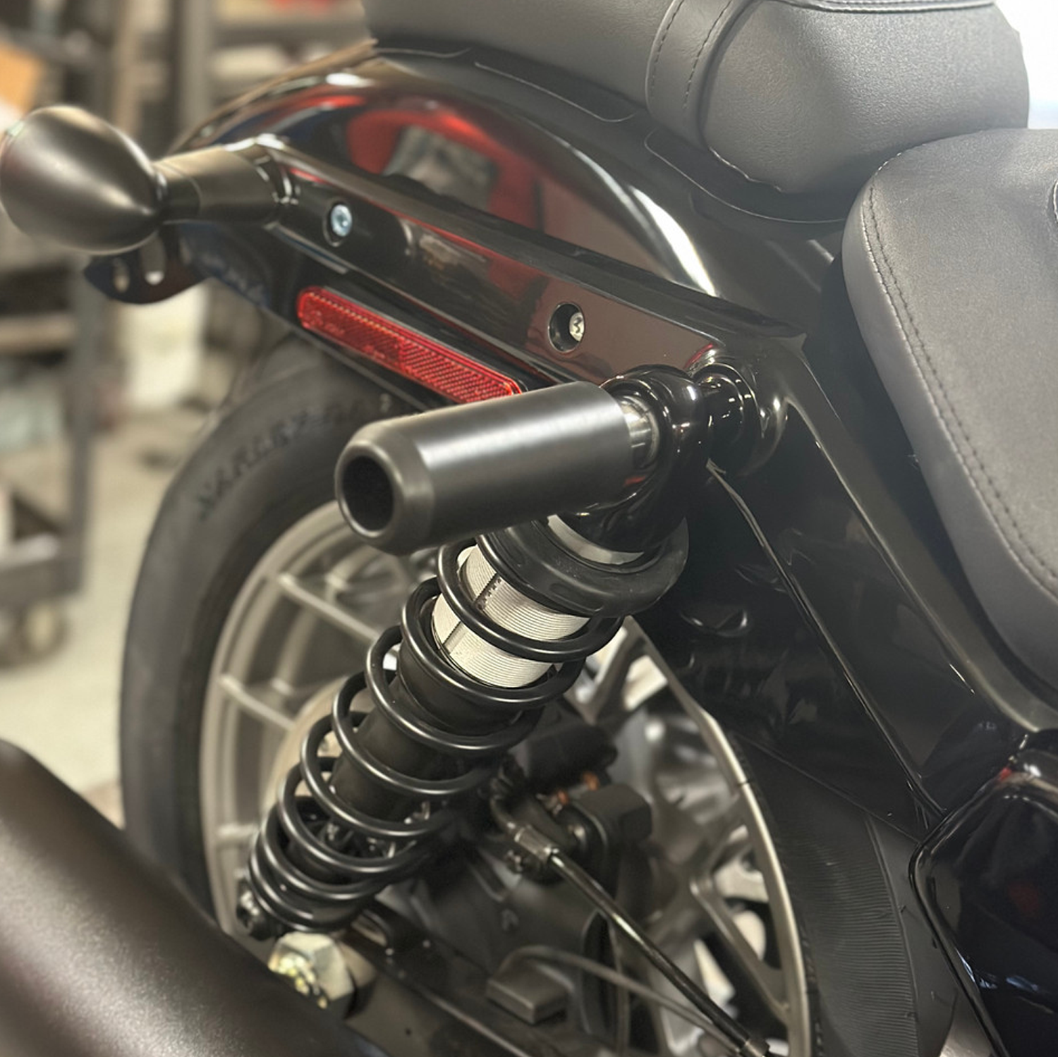 Bung King - Shock Sliders fits '22-'24 Rev-Max Sportster Models