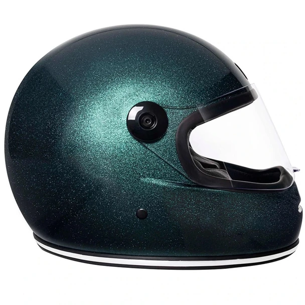 Urban Helmets BigBore S Green Flake Vintage Helmet