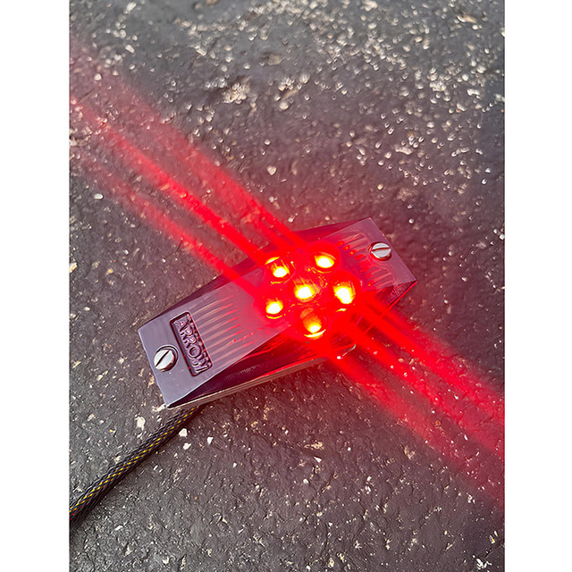 Arrow Manufacturing - Mini Coffin Tail Light W/ Red Lense