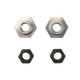 Colony 9417-4 Parkerized Hex Nut & Retainer Kit fits '30-'35 VL Model