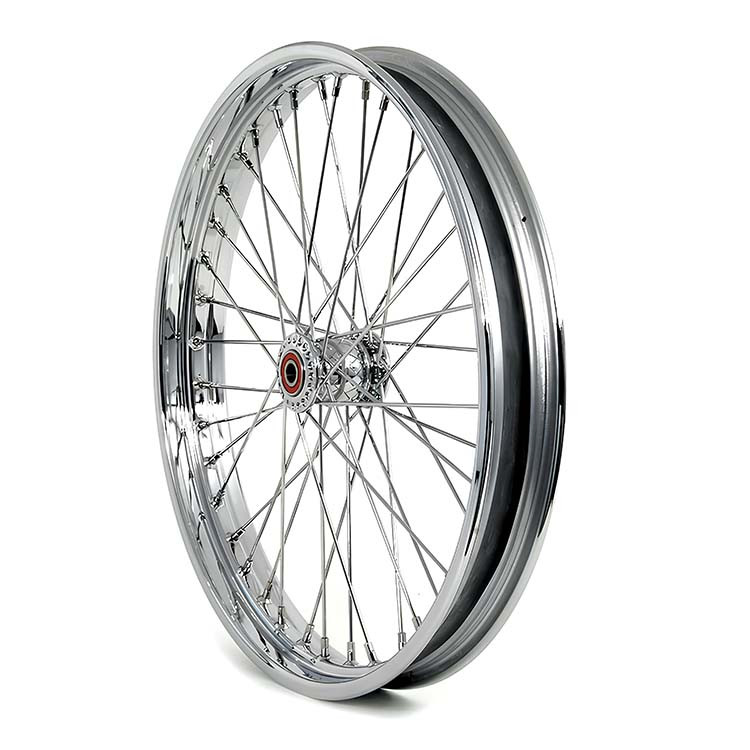 V-Twin - Chopper Style Front Hub Wheel - 21" x 2.15"