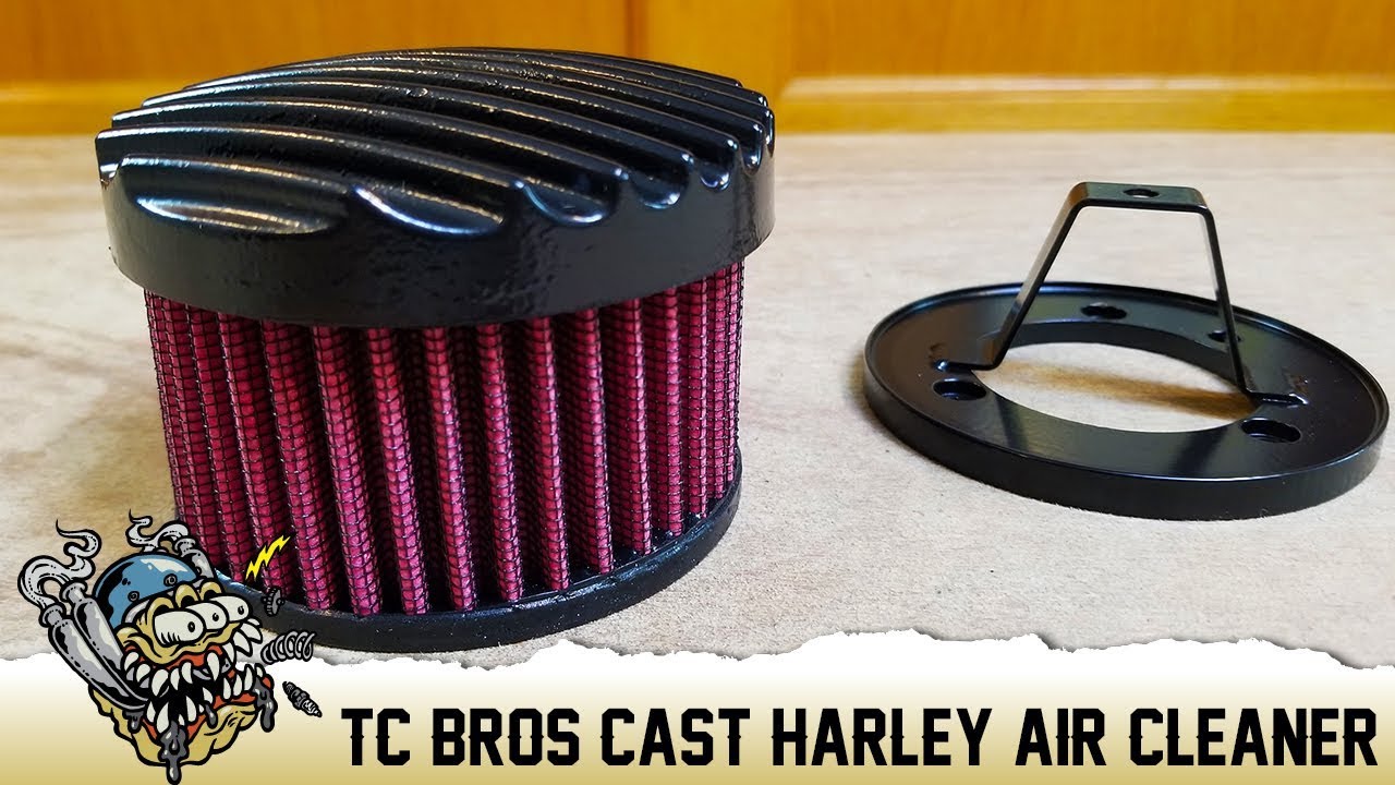 TC Bros Harley Davidson Cast Air Cleaners - Deadbeat Customs