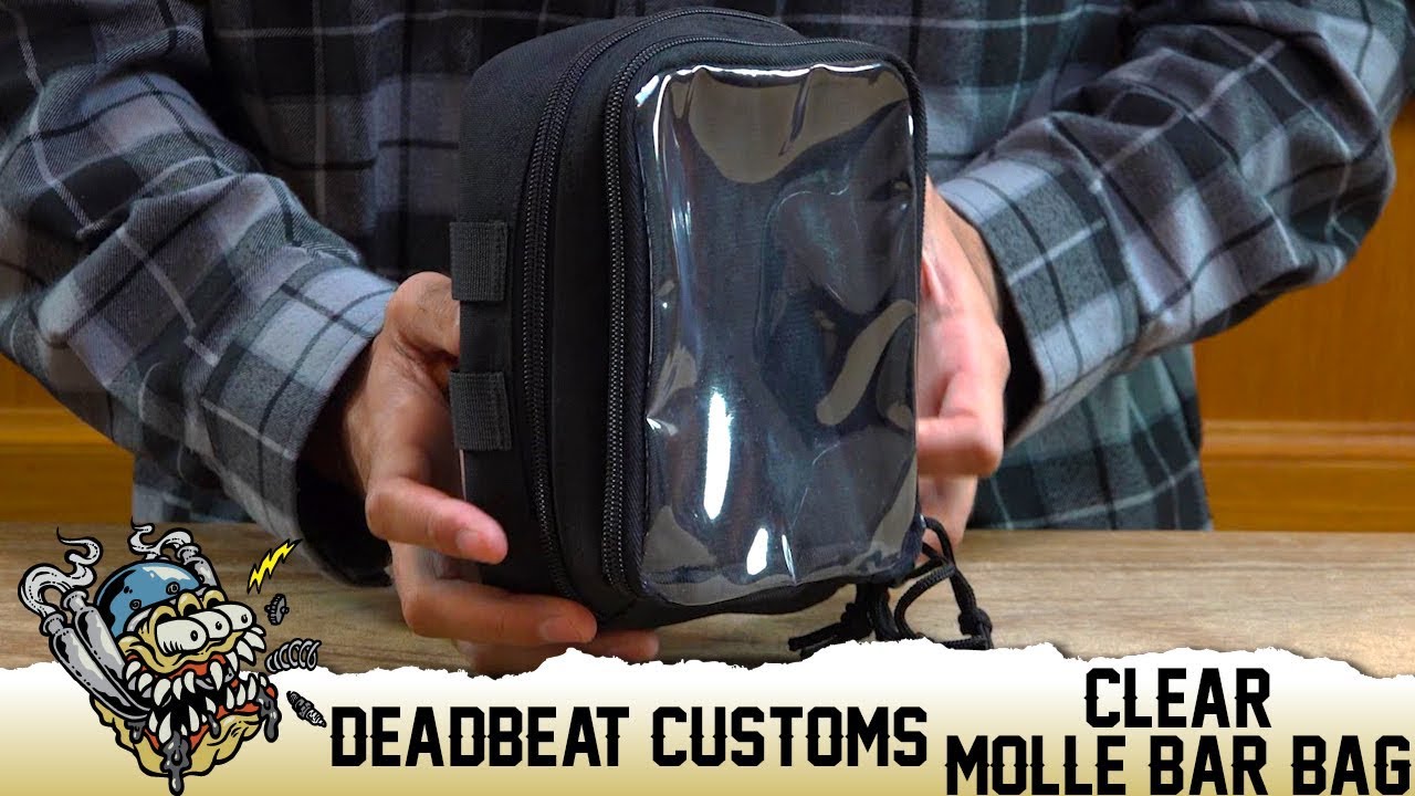 Deadbeat Customs Clear Molle Bar Bag - Deadbeat Customs