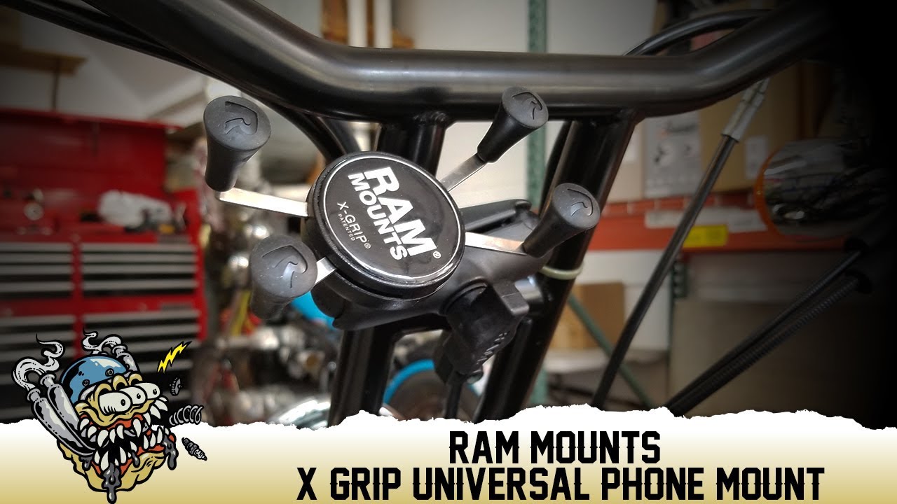 Ram Mounts Universal X- Grip Motorcycle Phone Mount - Deadbeat Customs