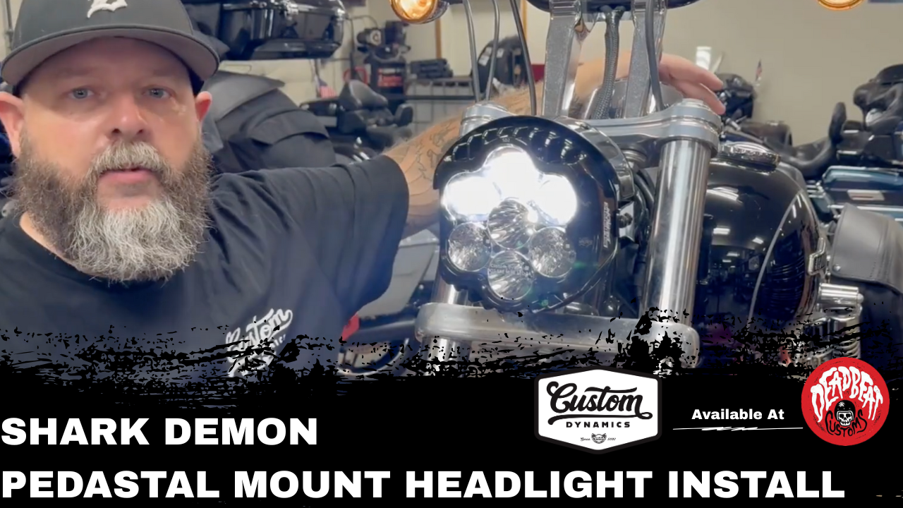 Shark Demon Headlight Install - Deadbeat Customs