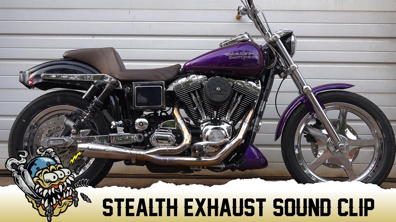 Stealth Harley Davidson 2 Into 1 Exhaust System - Deadbeat Customs