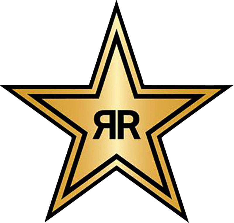 Factory Effex - 28-90000 - Logo Decals - Rockstar Star - 5 pack