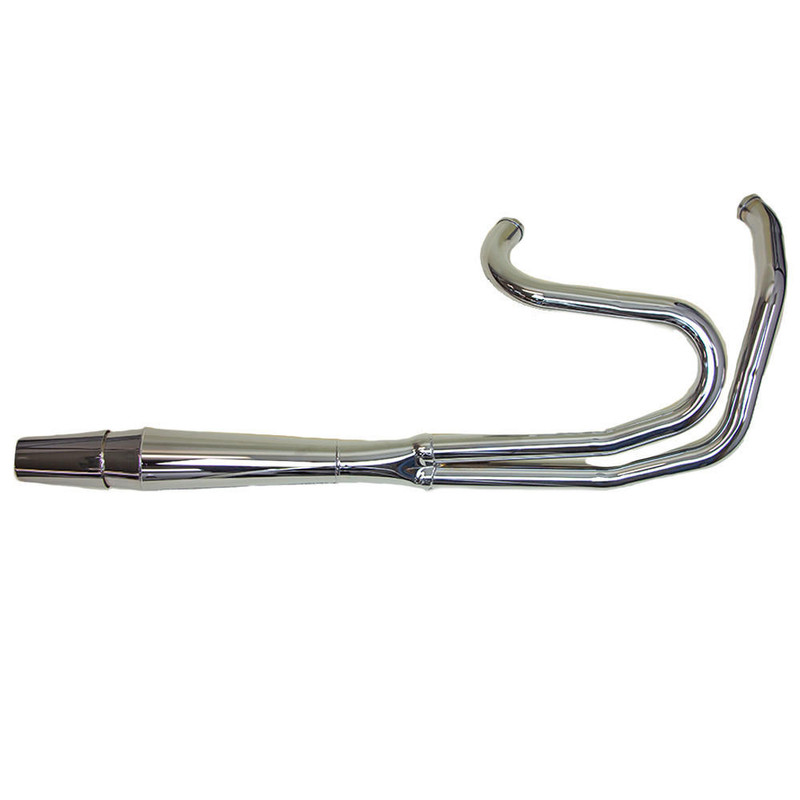 Thunderheader Chrome 2-Into-1 Exhaust System fits '06-'17 Dyna Models W ...