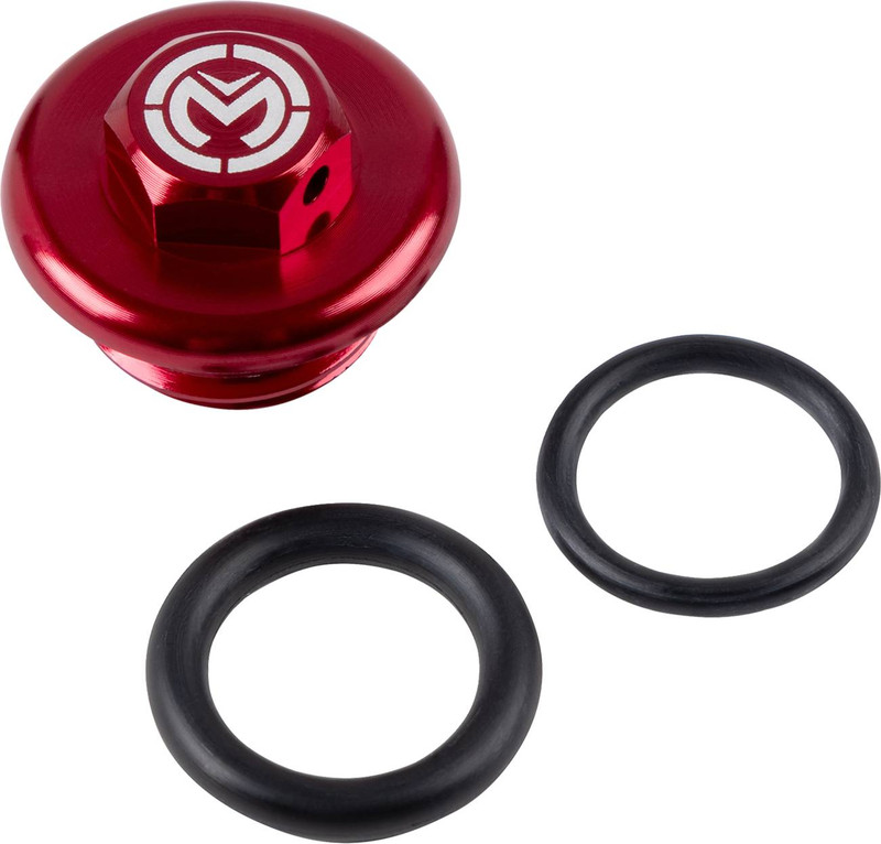 Moose Offroad - - Oil Cap Kit - Red - Honda