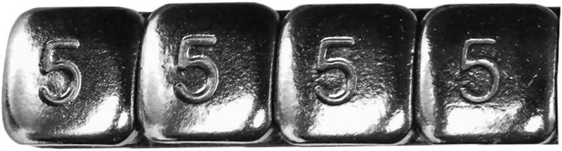 K&L - 32-3499 - Wheel Weights 5 Gram Chrome 360 Piece/Box