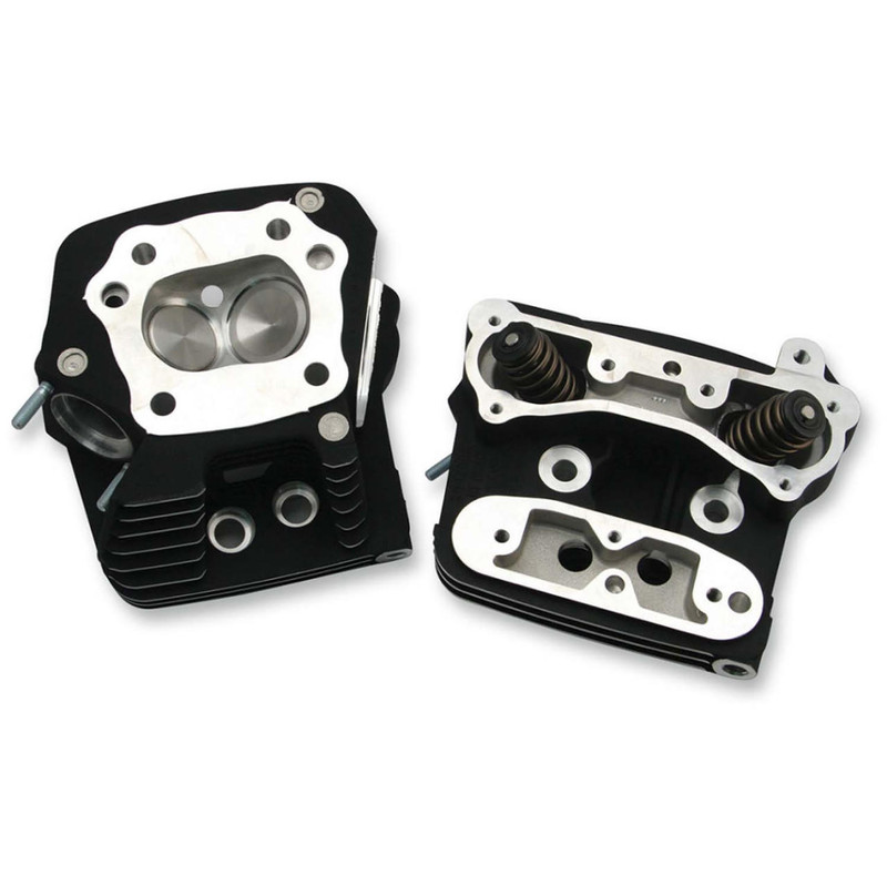 S&S Cycle - 76cc High Compression Performance Cylinder Heads fits '84 ...