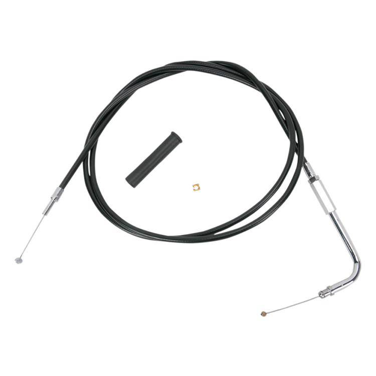 Drag Specialties 58" Black Vinyl Throttle Cable fits '96-'17 Big Twin ...