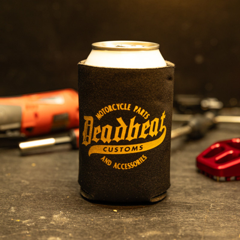 Deadbeat Customs Orange OE Beer Koozie
