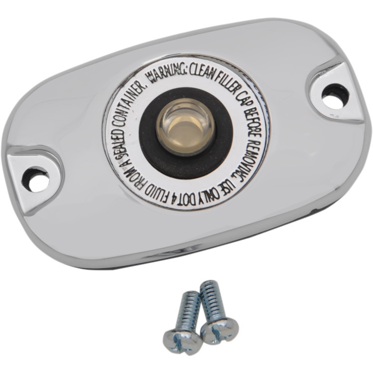 Drag Specialties Rear Brake Master Cylinder Cover Kit fits '05-'07 ...
