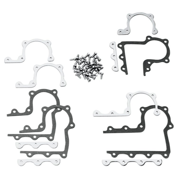 Colony Rocker Cover Nut Strip Kit fits '36-'47 Big Twin Models (OEM ...